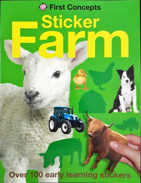 First Concepts Sticker Farm Over 100 Early Learning Stickers – Books ...