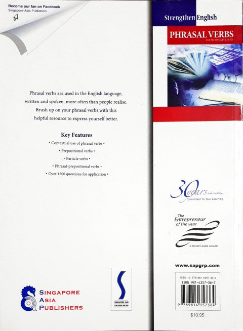 SAP Strengthen English Phrasal Verbs For Secondary Levels – Books and You