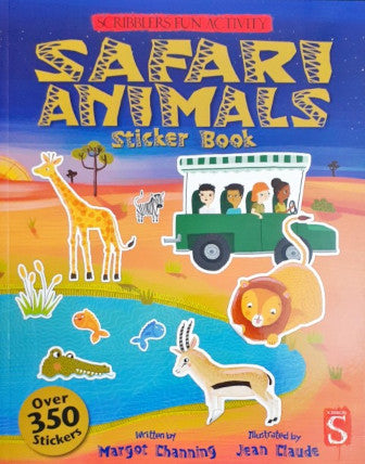 Safari Animals Sticker Book (Scribblers Fun Activity) – Books and You