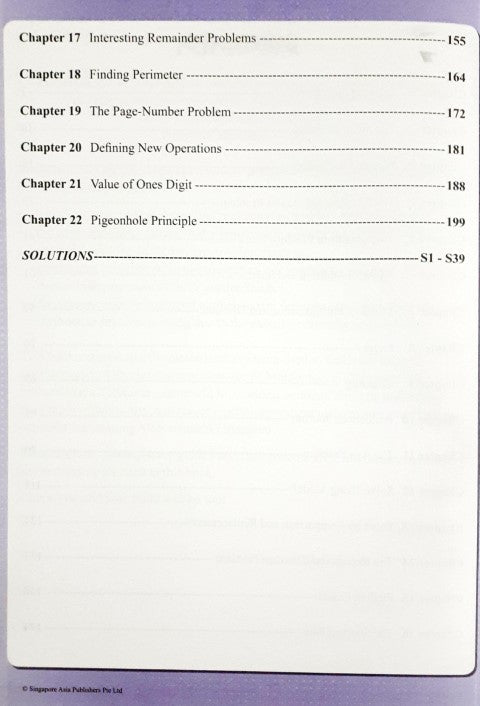 SAP Maths Olympiad Beginner Secondary Level – Books and You