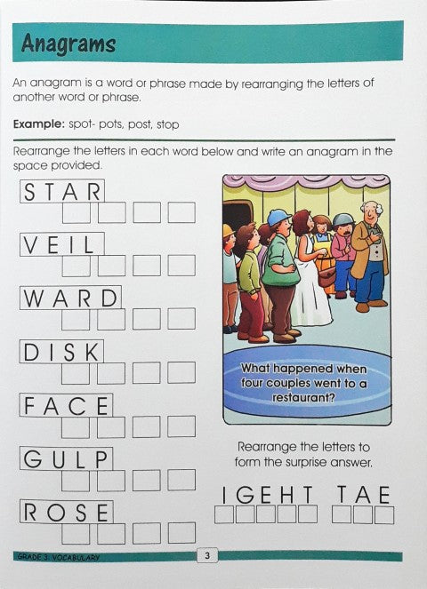 Smart Scholars Vocabulary Grade 3 Fun Filled Activities – Books and You