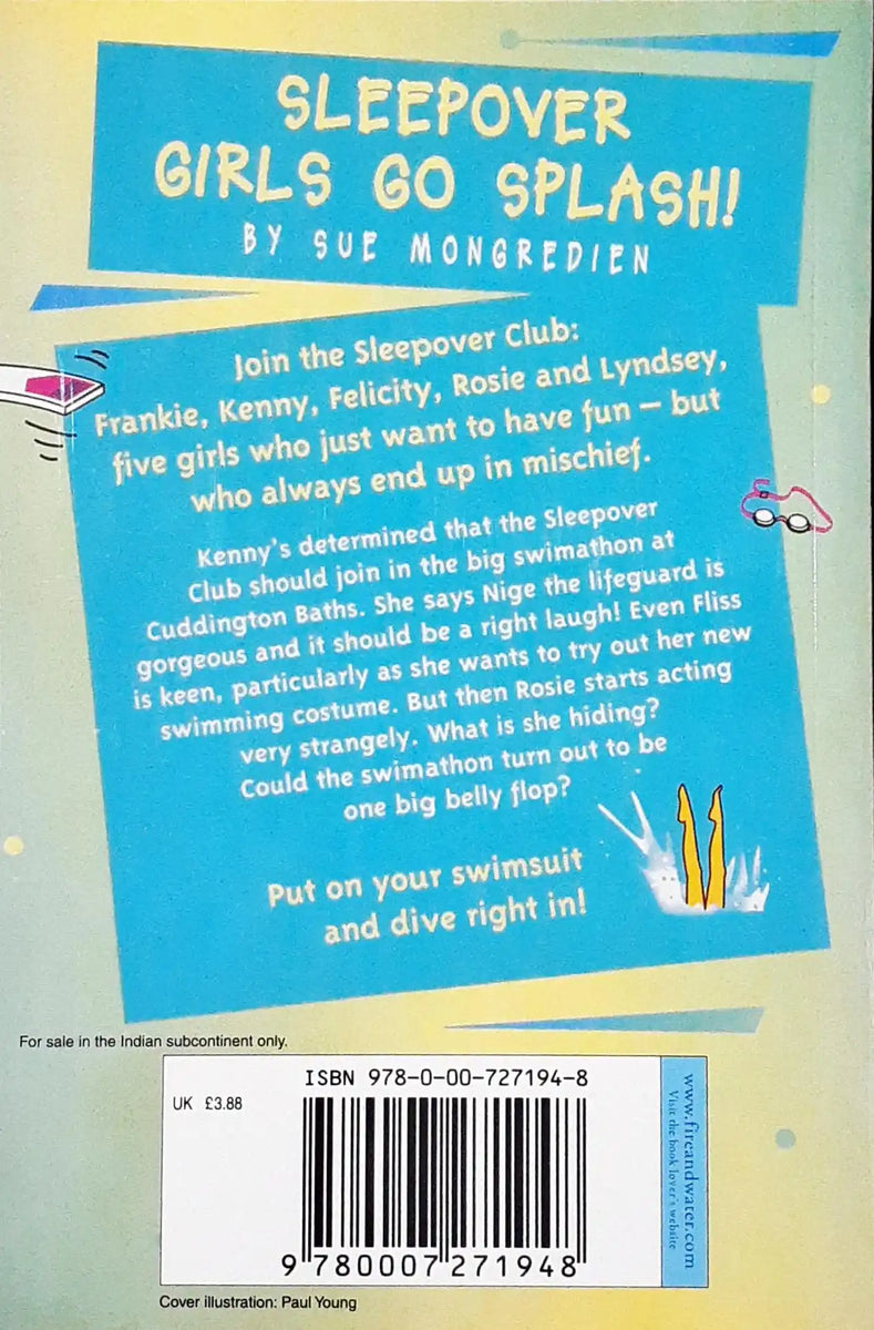 The Sleepover Club #38 : Sleepover Girls Go Splash! – Books and You