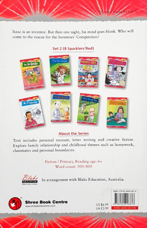 Sparklers Red Isaac The Inventor – Books and You