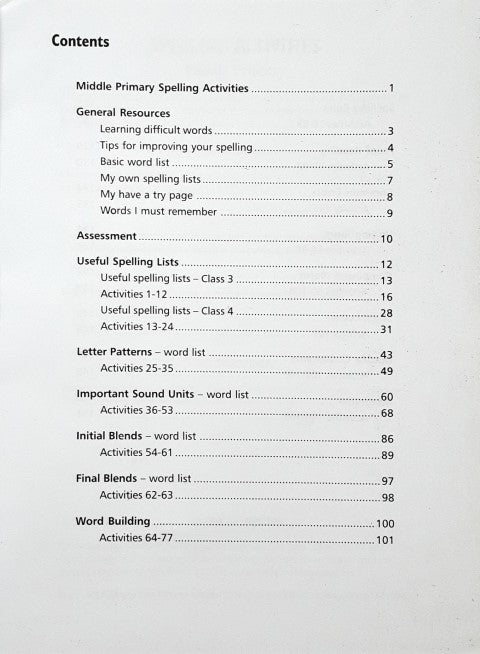Spelling Success Grades 2 And 3 Graded Activities That Target Problems ...