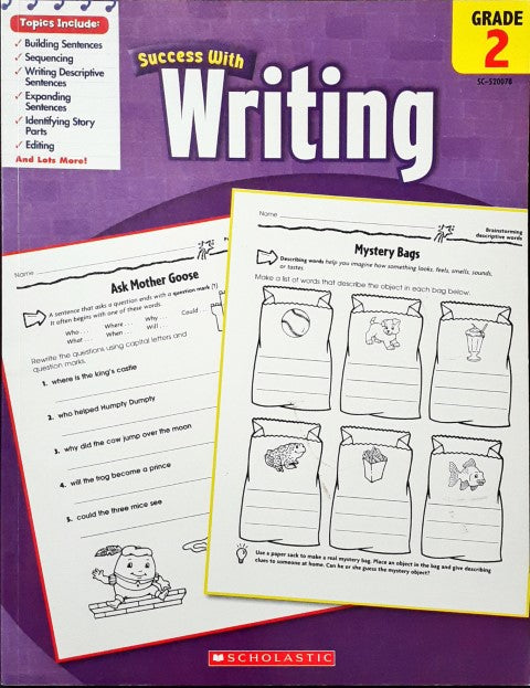 Success With Writing Grade 2 – Books and You