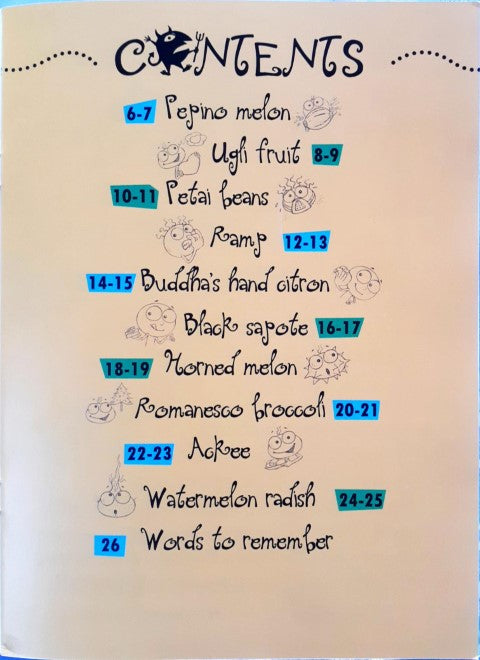 Weird and Wonderful: Fruits and Vegetables – Books and You