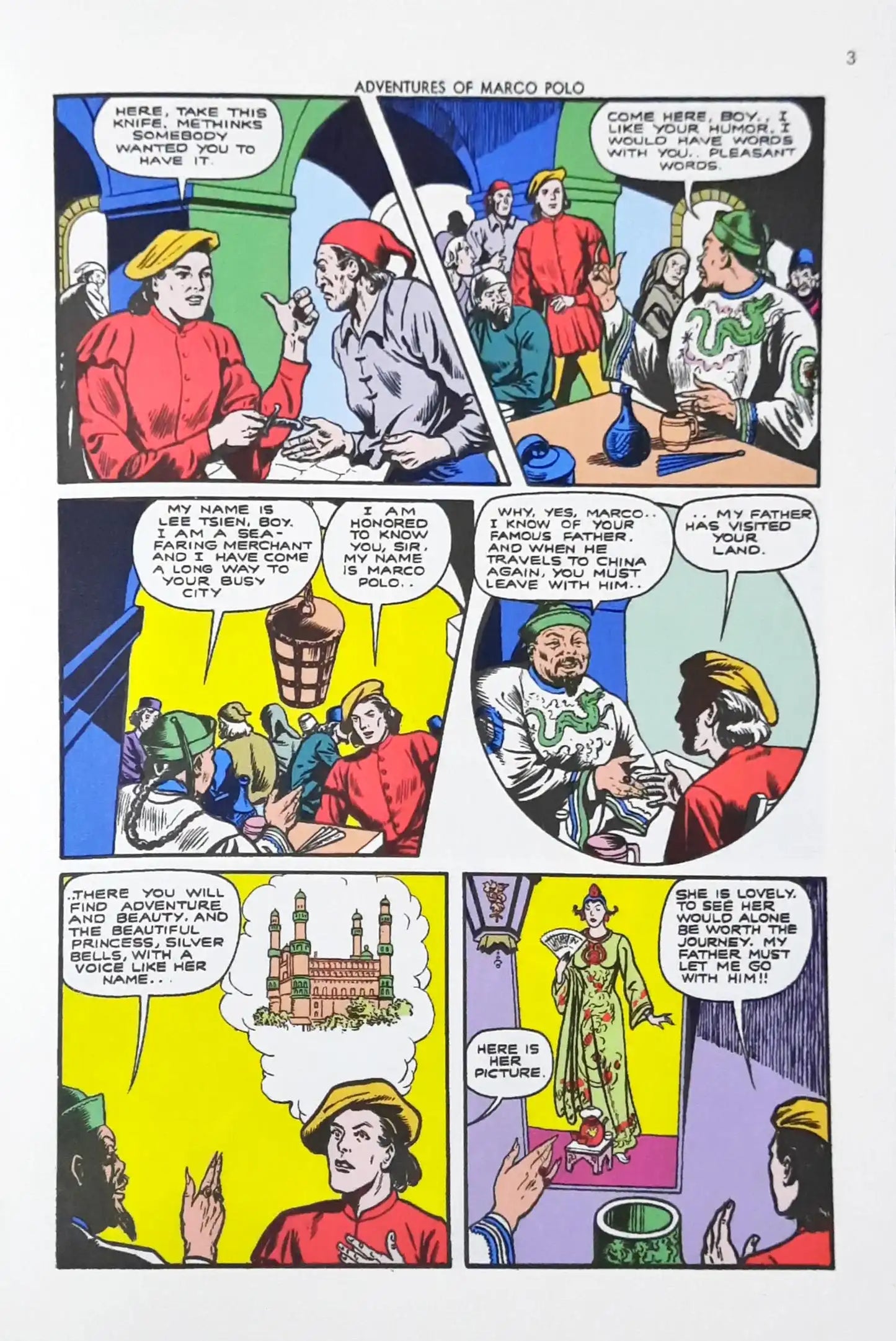 The Adventures of Marco Polo : Classics Illustrated No. 25 – Books and You