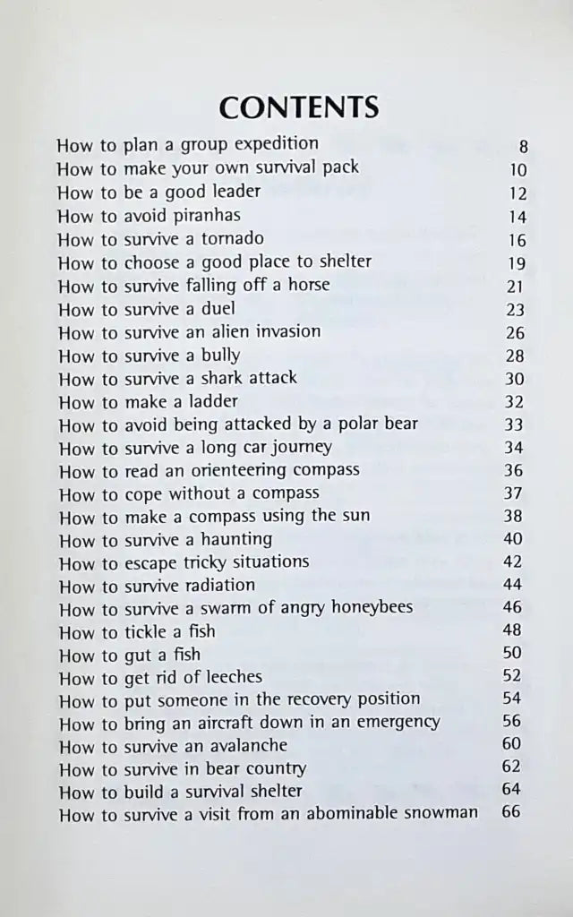The Boys Book Of Survival How To Survive Anything Anywhere (P) – Books ...