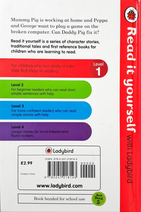 Read It Yourself With Ladybird Level 1 Peppa Pig The Family Computer – Books and You