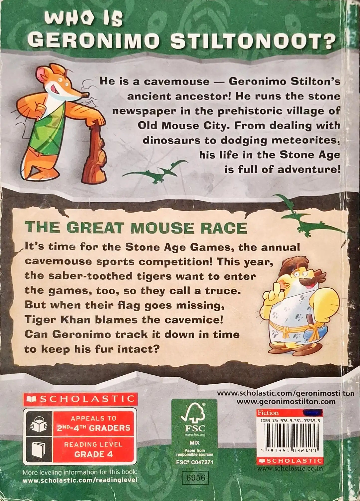 Geronimo Stilton Cavemice #5 : The Great Mouse Race (P) – Books and You