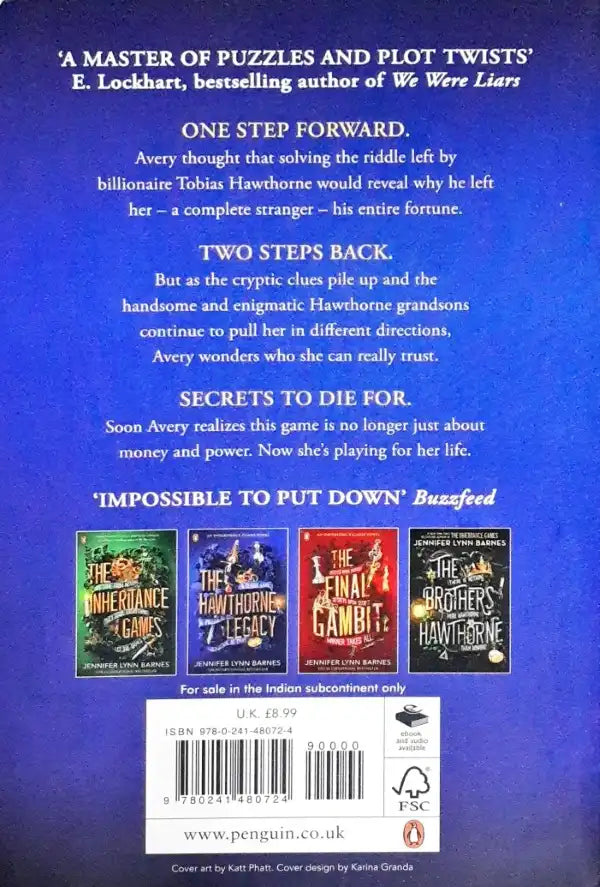 The Inheritance Games #2 : The Hawthorne Legacy – Books and You