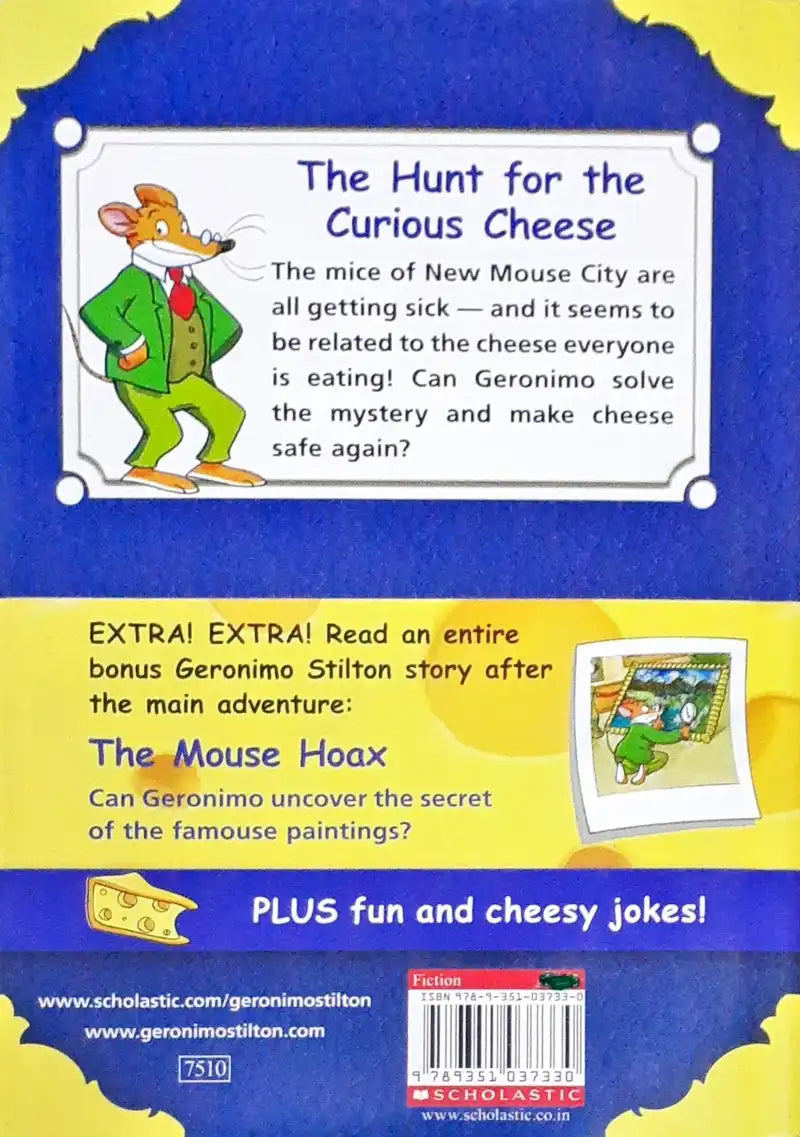 Geronimo Stilton The Hunt For The Curious Cheese (HC) (P) – Books and You