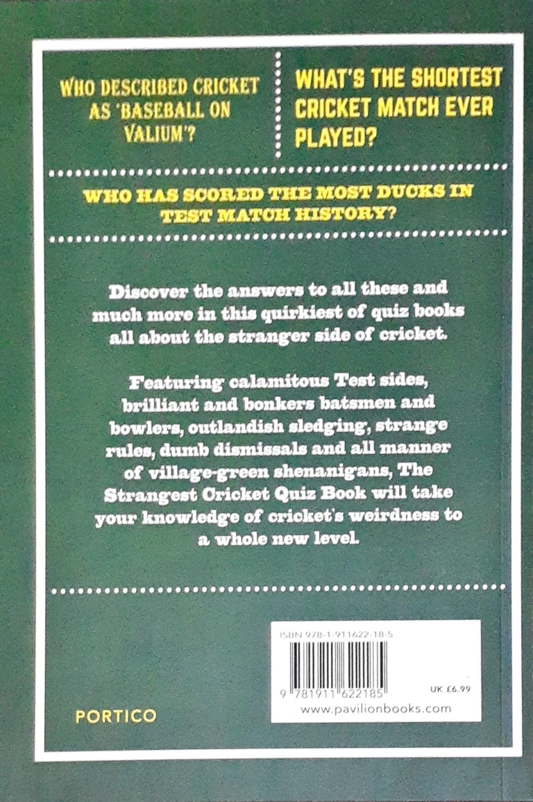 The Strangest Cricket Quiz Book – Books and You