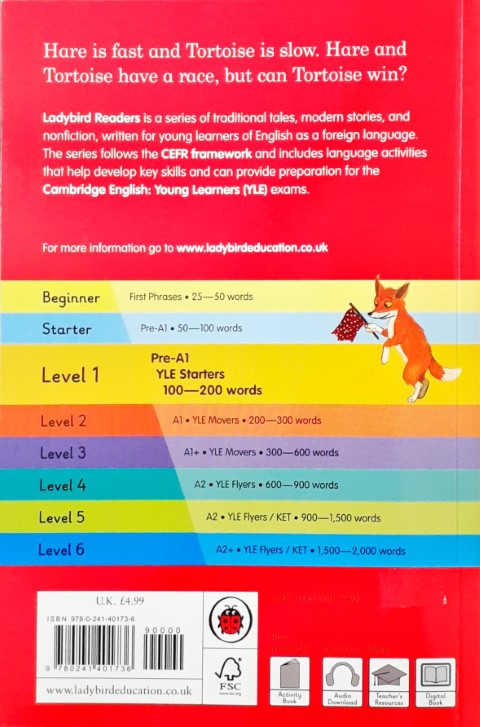 Ladybird Readers Level 1 The Tortoise And The Hare – Books and You