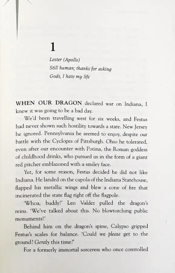 The Trials of Apollo #2 : The Dark Prophecy – Books and You