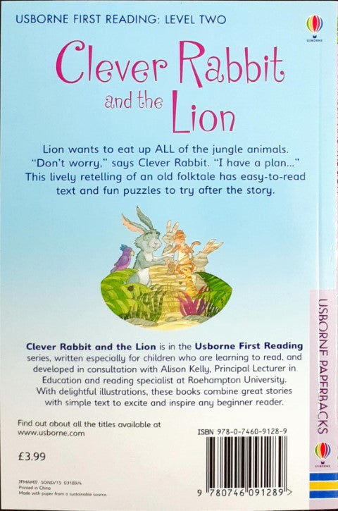 Clever Rabbit And The Lion - Usborne First Reading – Books and You