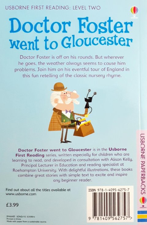 Doctor Foster Went To Gloucester - Usborne First Reading – Books and You