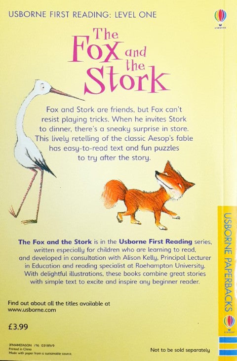 The Fox And The Stork - Usborne First Reading – Books and You