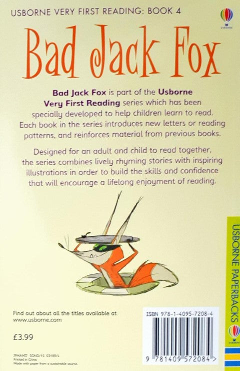 Bad Jack Fox - Usborne Very First Reading – Books and You