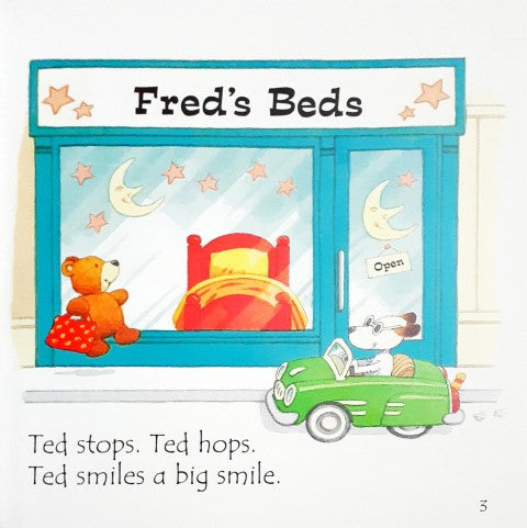 Ted in a Red bed - Usborne Phonics Readers – Books and You