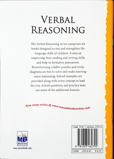 Verbal Reasoning - Book - 3 – Books and You