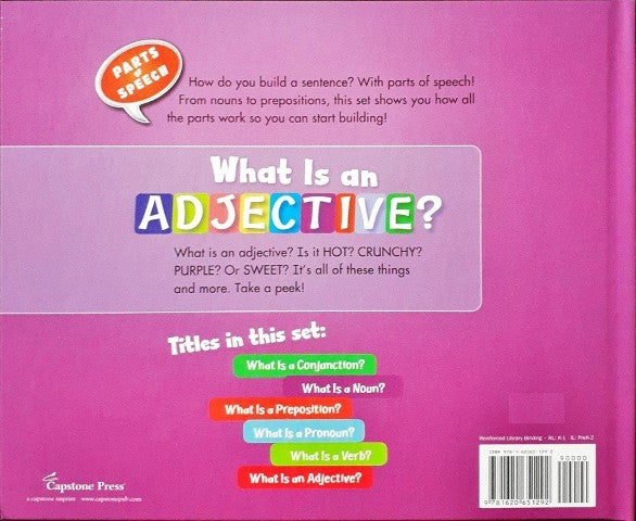 Parts Of Speech What Is An Adjective – Books and You