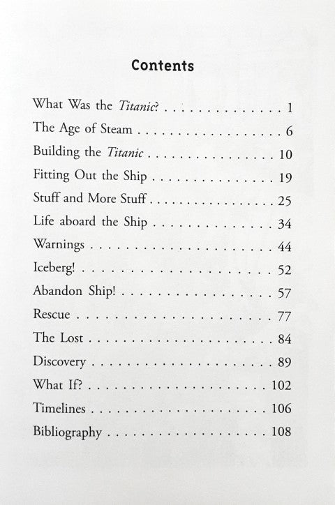 What Was the Titanic? – Books and You
