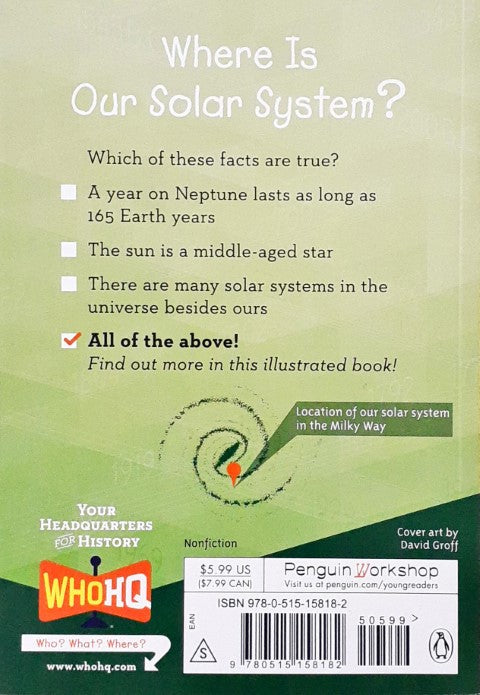 Where Is Our Solar System? – Books and You