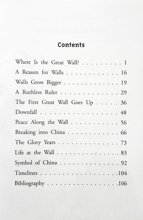 Where Is The Great Wall? – Books and You