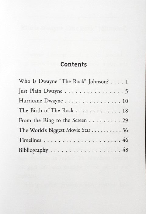 Who Is Dwayne The Rock Johnson – Books and You