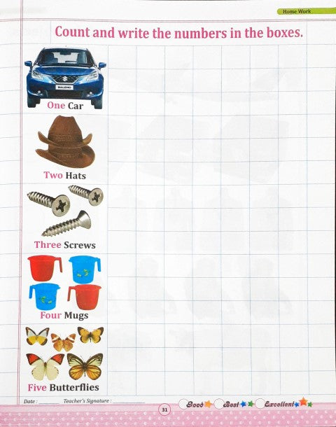 Work & Activity Book Numbers 1 To 50 – Books and You