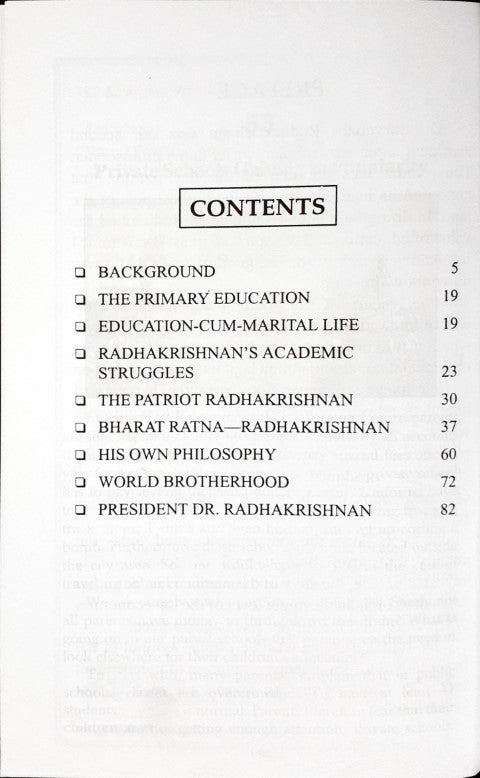 Dr Radhakrishnan A Great Visionary – Books and You