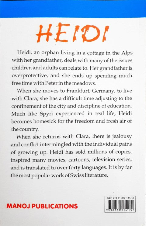 All Time Great Classics Heidi – Books and You