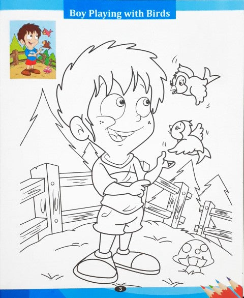 My Copy to Colour BLUE Develop Your Colouring Skills – Books and You