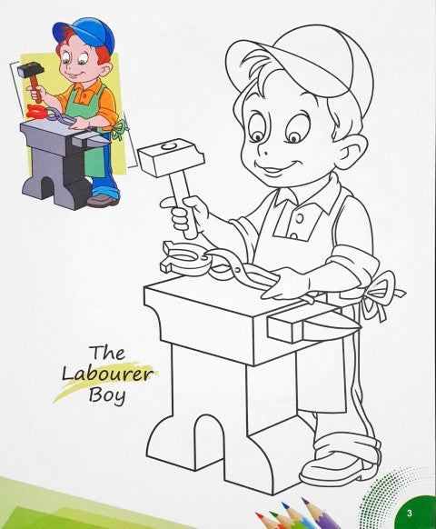 My Copy to Colour GREEN Develop Your Colouring Skills – Books and You