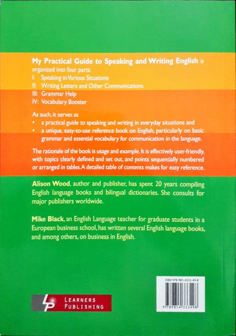 My Practical Guide To Speaking & Writing English – Books and You