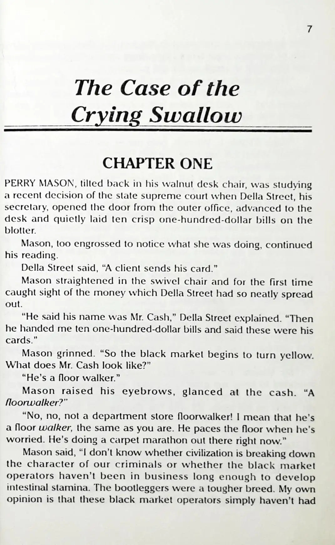 Perry Mason #84 : The Case Of The Crying Swallow – Books and You