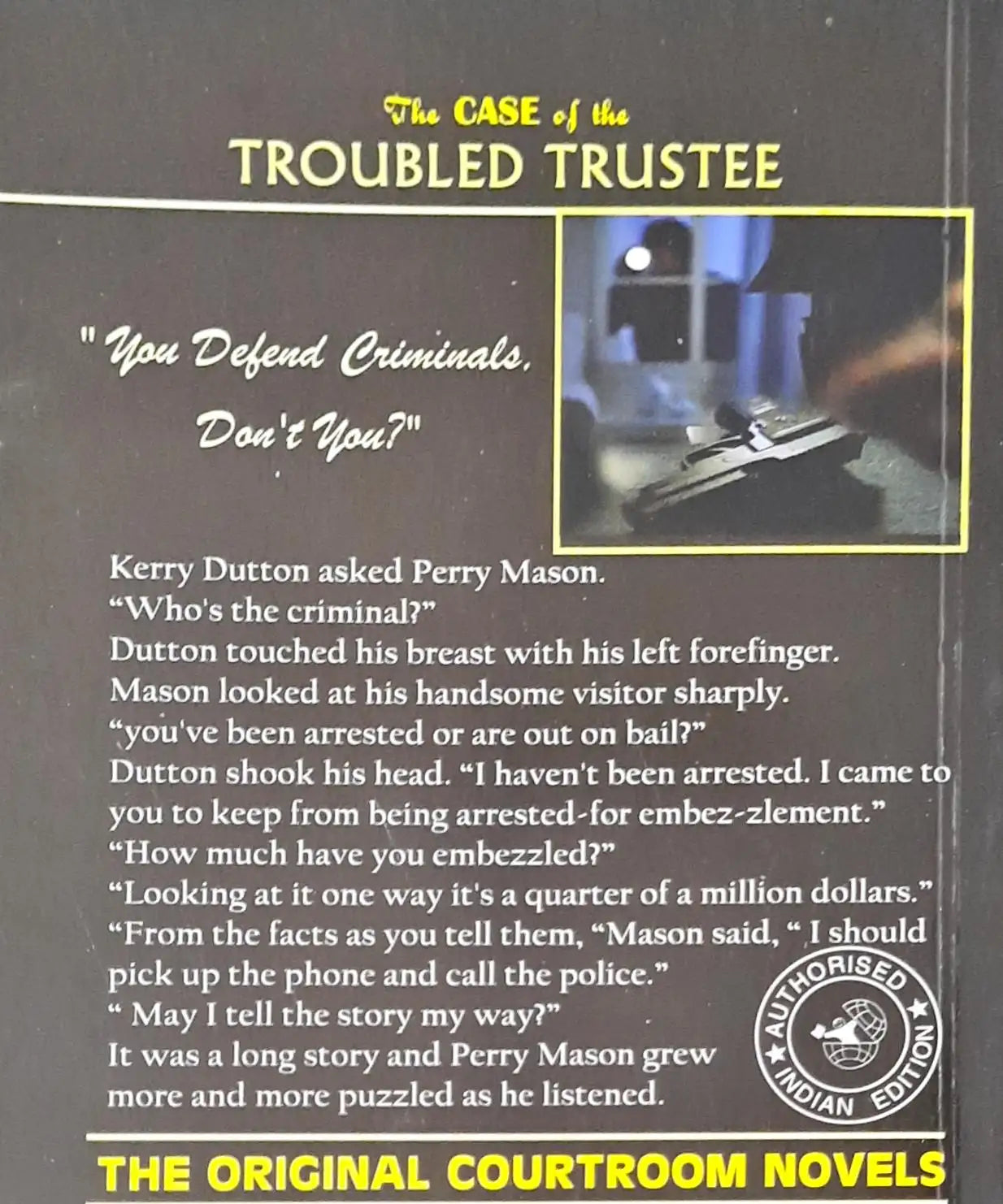 Perry Mason #75 : The Case of the Troubled Trustee – Books and You