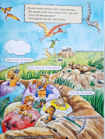 The Magic School Bus Sticker StoryBook Dinosaur Rescue – Books and You