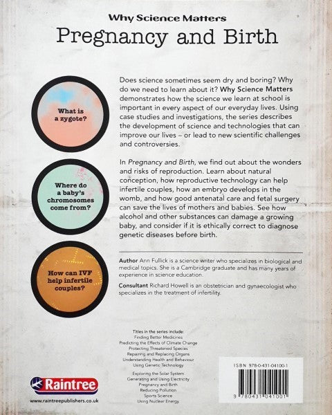 Why Science Matters Pregnancy And Birth – Books and You