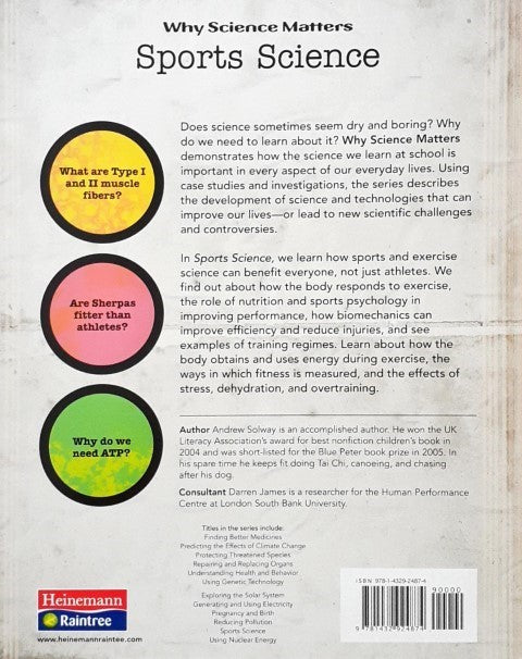 Why Science Matters Sports Science – Books and You